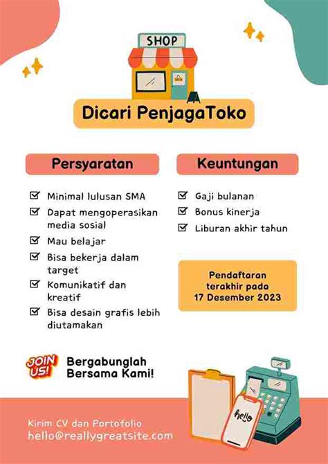 Contoh Iklan Lowongan Pekerjaan Berbagai Jabatan Tips Membuatnya
