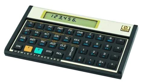 Calculadora Escritório HP 12C Gold 120 Funções Visor LCD Calculadora