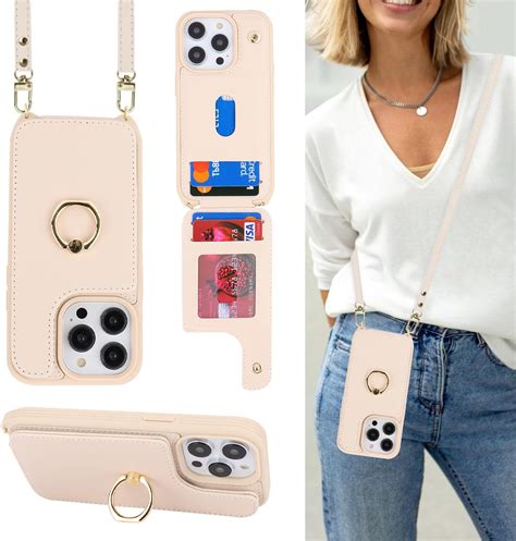 Amazon Lipvina For IPhone 13 Case With Card Holder For Women