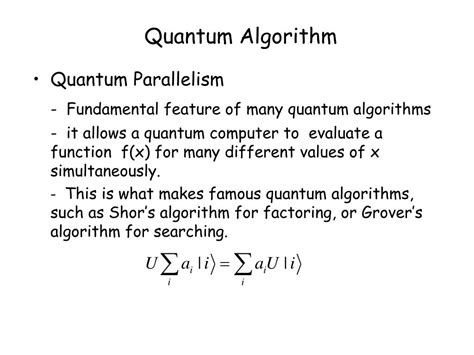 ppt lecture note 8 quantum algorithms powerpoint presentation free download id 5703191