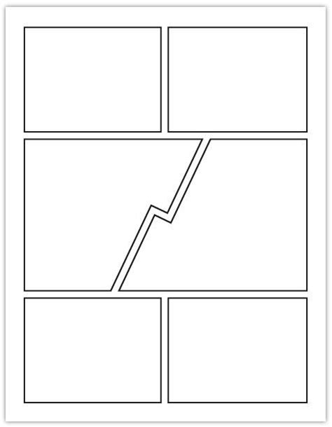 Comic Book Styles And Layouts Comic Book Template Comic Book Style
