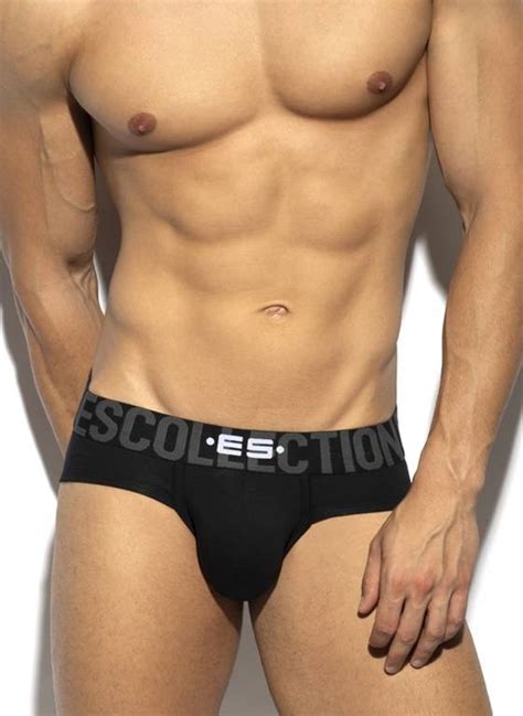 Slipy męskie 7 Days 7 Colors Brief 3 0 UN487 Black ES Collection