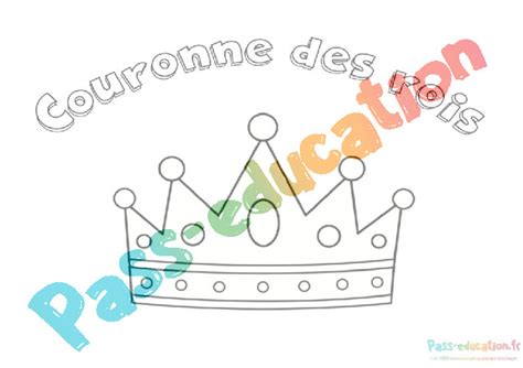Coloriage Gratuit Galette Des Rois Pdf Imprimer