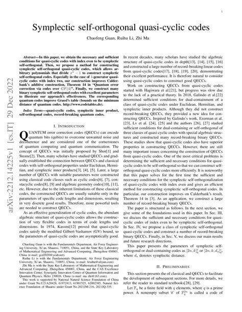 symplectic self orthogonal quasi cyclic codes deepai
