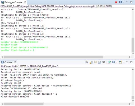 Using Gdb Server Monitor Commands From Eclipse Gdb Console Mcu On Eclipse