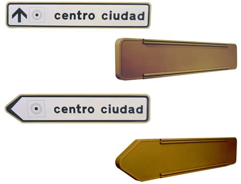 Señalización informativa urbana Estampaciones Casado