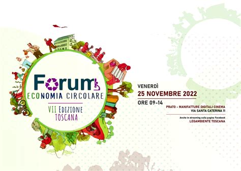 Venerdì 25 novembre il VII Forum Economia Circolare Legambiente Toscana