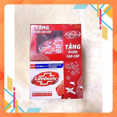 Xà bông cục Lifebuoy Bảo vệ vượt trội hộp 90g Shopee Việt Nam