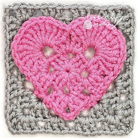 Heart Granny Square Pattern