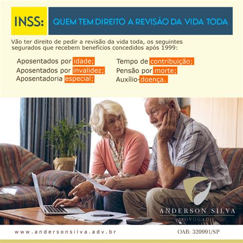 INSS quem tem direito a revisão da vida toda Anderson Silva Advogado