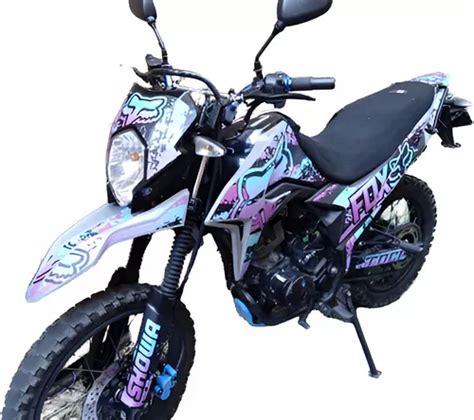 Dm150 Modelo Rosa Blanco Azul Calcas Stickers Vinil Laminado Meses