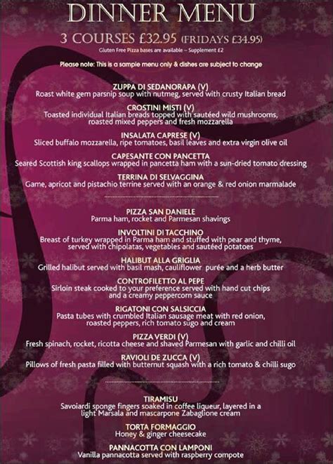 Amarone Men Glasgow Main Menu Sluurpy