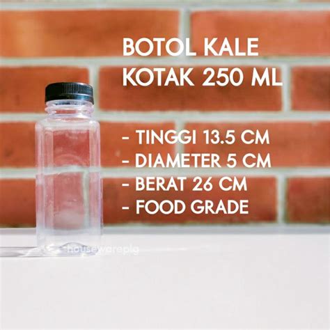 Jual Botol Kale Kotak Kick 250 Ml Botol Kale Kotak Botol Kick