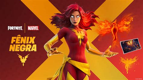 Fênix Negra dos X Men chega queimando tudo ao Fortnite