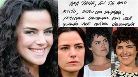 Conheça a carta de despedida que o noivo de Ana Paula Arósio deixou em