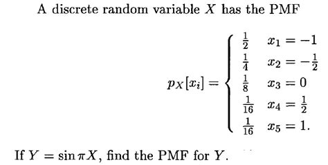 solved a discrete random variable x has the pmf p x [x i]