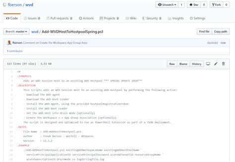 the microsoft platform new powershell script on github to add wvd hosts to a host pool