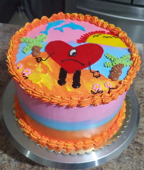 Pastel Bad Bunny Un Verano Sin Ti Pasteles Divertidos Tortas Bonitas