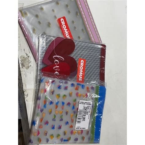 Saco De Presente Transparente Decorado 10cm X 14 Cm Cromus C 50