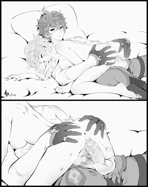 Lumine And Tartaglia Genshin Impact Drawn By Shailo Danbooru
