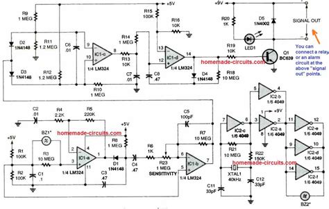 Internal Circuit Diagram Of Ultrasonic Sensor