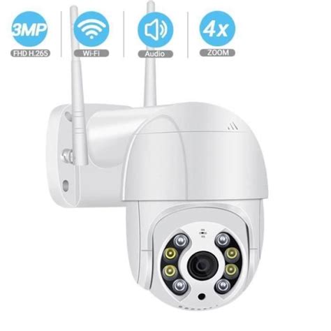 Camera Ip Caméra De Surveillance 4X Zoom Numérique Étanche Caméra Ip