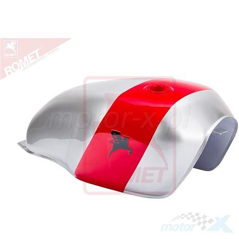 Zbiornik Paliwa Srebrny Romet Scmb Motor X Pl Sklep Motocyklowy
