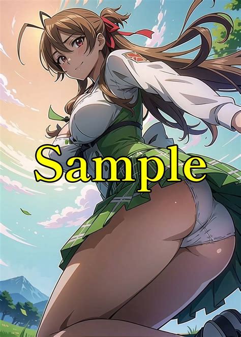 学園黙示録 HIGHSCHOOL OF THE DEAD 宮本麗 同人ポスター A4サイズ高品質イラストアートセクシーポスター アニメ