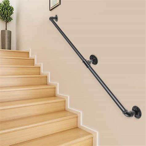 Feet Steel Wall Handrail For Stairs Indoor Outdoor Boxmodular Br
