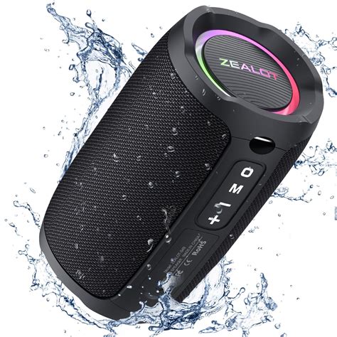 ZEALOT S49 Pro Portable Bluetooth Speaker With LED Lights User Manual