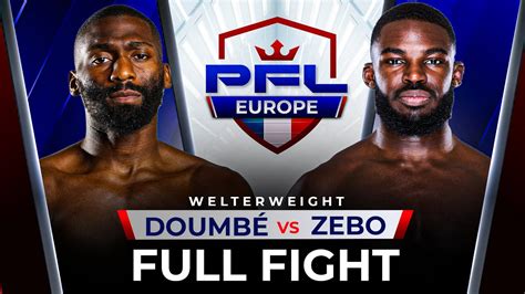 HD FULL FIGHT Cedric Doumbe Vs Jordan Zebo PFL Paris Walkout