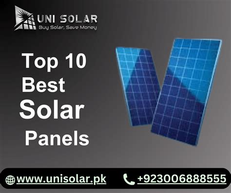 Top Best Solar Panels In Pakistan Uni Solar