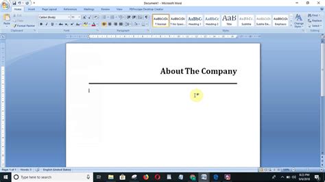 How To Create A Long Line In Microsoft Word Microsoft Word