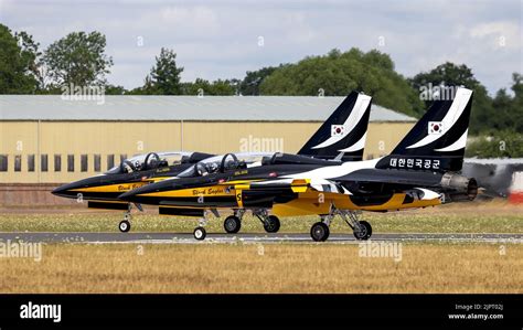 Republic Of Korea Air Force Black Eagles Aerobatic Display Team At