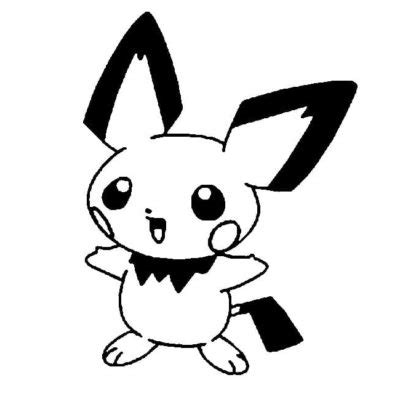 Coloriage Pichu à imprimer