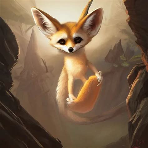 Fennec Fox Scoundrel Hat Magic The Gathering Stable Diffusion