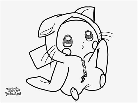 Coloriage Kawaii A Imprimer Gratuit Cool Photos Coloriage Pikachu