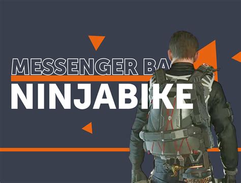 Buy NinjaBike Messenger Bag Division 2 LFCarry 100 Guaranteed