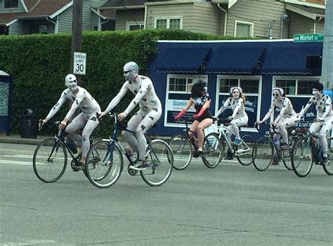 Katherine B Long On Twitter Naked Painted Cyclists Riding Through