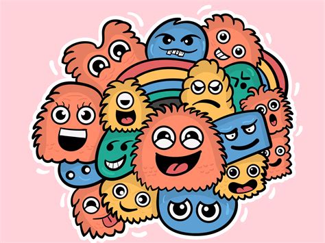 Doodle Art With Colorful Artwork By Happy Sunday On Dribbble