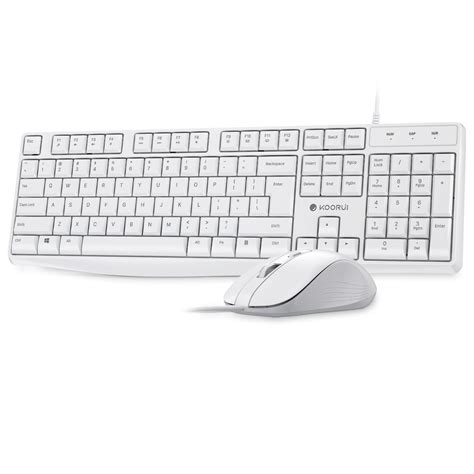 Snapklik Wired Keyboard And Mouse Combos Koorui Keyboard Usb