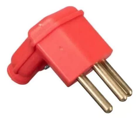 Plugue Tomada Macho Pinos Graus P T Vermelho Margirius Mercadolivre