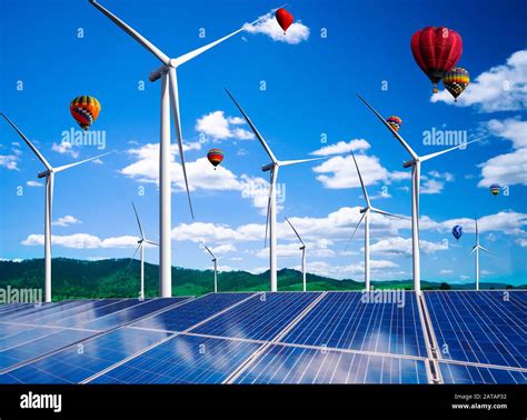 Panel de energía solar célula fotovoltaica y turbina eólica generador