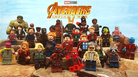 Lego Avengers Infinity War Minifigures Collection All Heroes Showcase