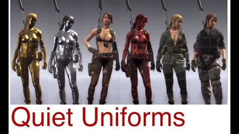 MGSV Phantom Pain All Quiet Uniforms And Weapons Metal Gear Solid 5