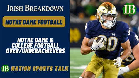 IB Nation Sports Talk Notre Dame College Football Overachievers And