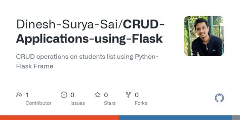 Github Dinesh Surya Sai Crud Applications Using Flask Crud