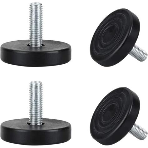 4pcs Pieds de Nivellement Meuble Réglable Pied Réglable Patin de meuble
