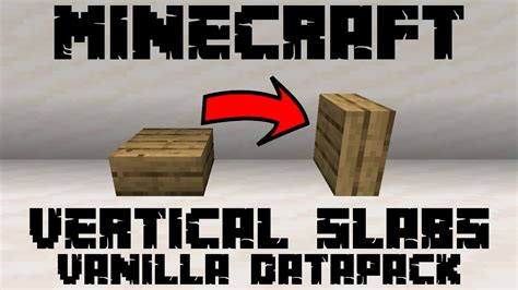 I Added Vertical Slabs To Minecraft Old Version Youtube