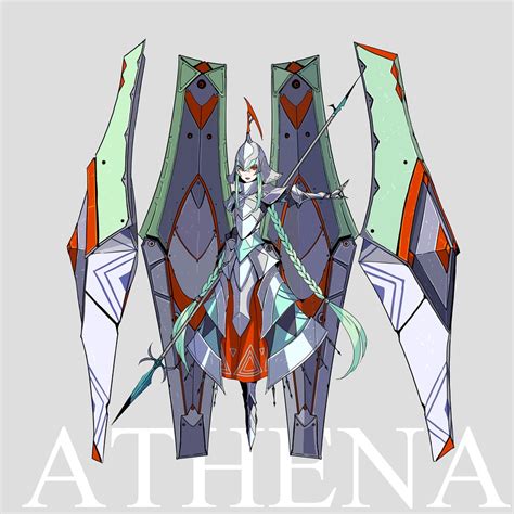 Athena Greek Mythology And 1 More Drawn By Palow Danbooru